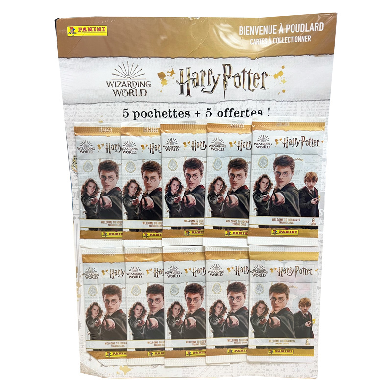 ID9 - Harry Potter Saga Trading Cards Pack 5+5 Offerts