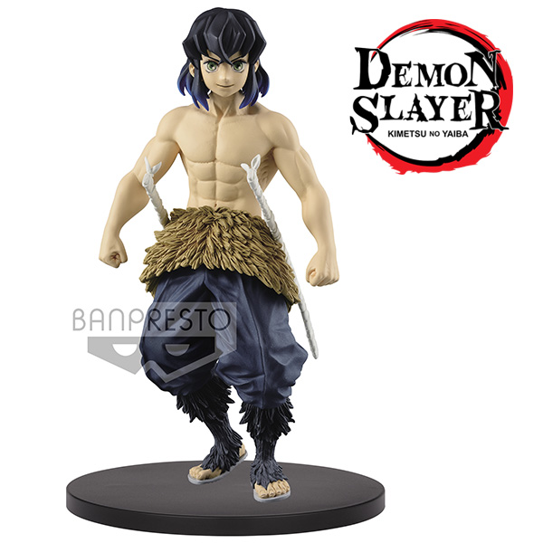 ID9 - Kimetsu No Yaiba Demon Slayer Vol 8 Inosuke Hashibira Unmasked 15cm