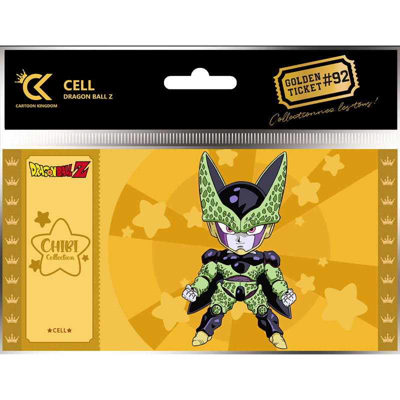 ID9 - DBZ Dragon Ball Z Golden Ticket Chibi Perfect Cell x5