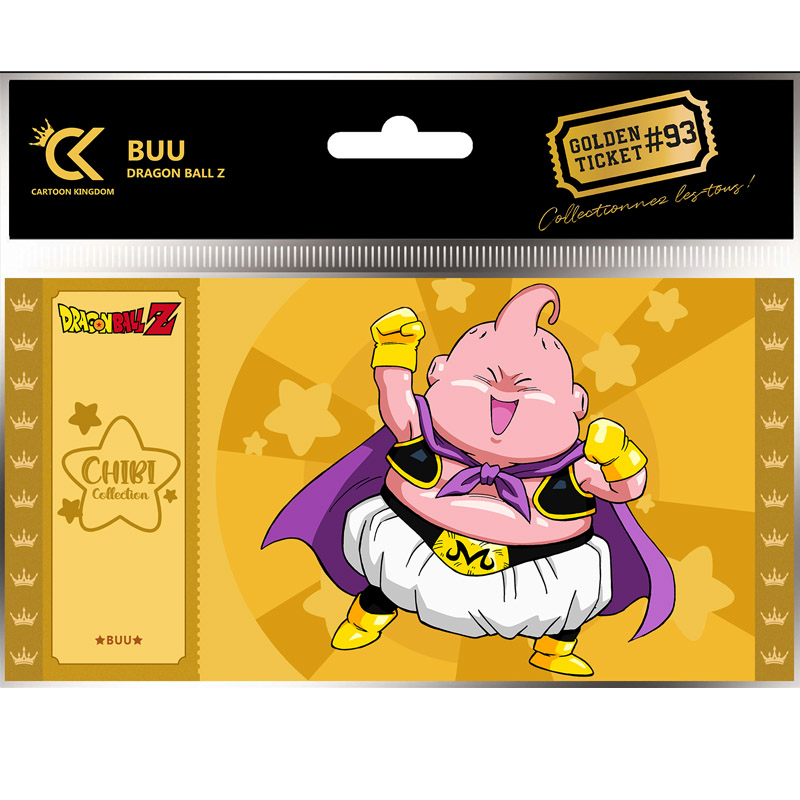 ID9 - DBZ Dragon Ball Z Golden Ticket Chibi Buu x5