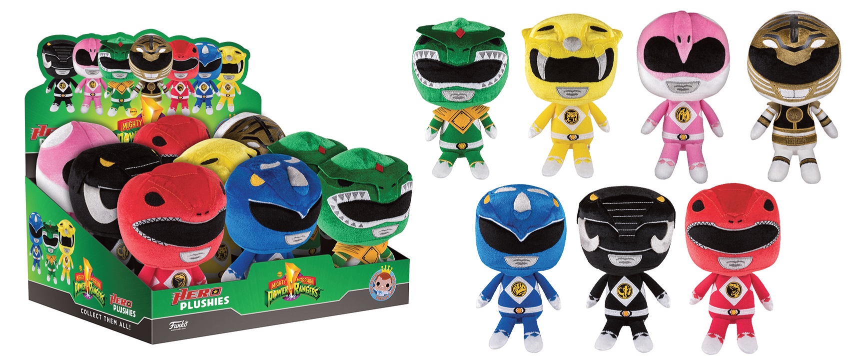 ID9 - Power Rangers Plushies Asst 9pcs
