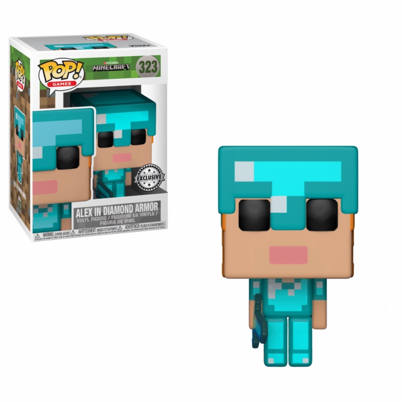 ID9 - Minecraft Pop Alex In Diamond Armor Exclu