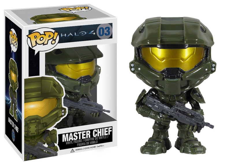 ID9 - zz RIP zz Halo 4 Master Chief Pop figurine 10cm funko