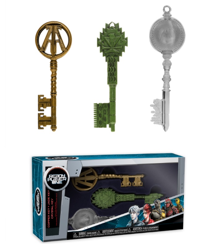 ID9 - Ready Player One Keys Jade Crystal Copper Set