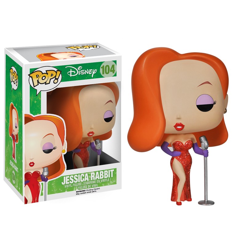 ID9 - zz RIP zz Disney Pop Roger Rabbit Jessica Rabbit 9cm Funko