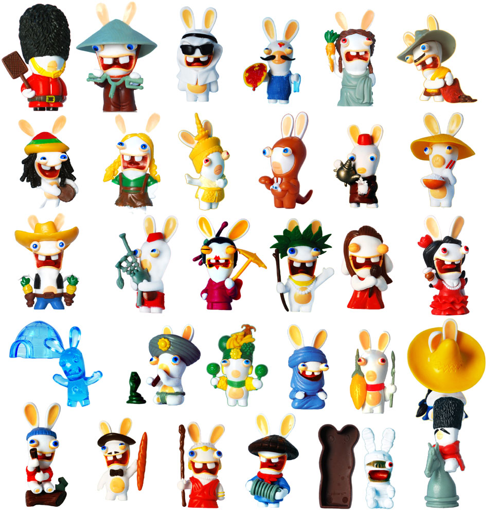 ID9 - Lapins Crétins autour du monde boite de 30