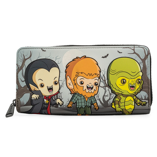 ID9 - Horror Loungefly Portefeuille Universal Monsters Chibi Line