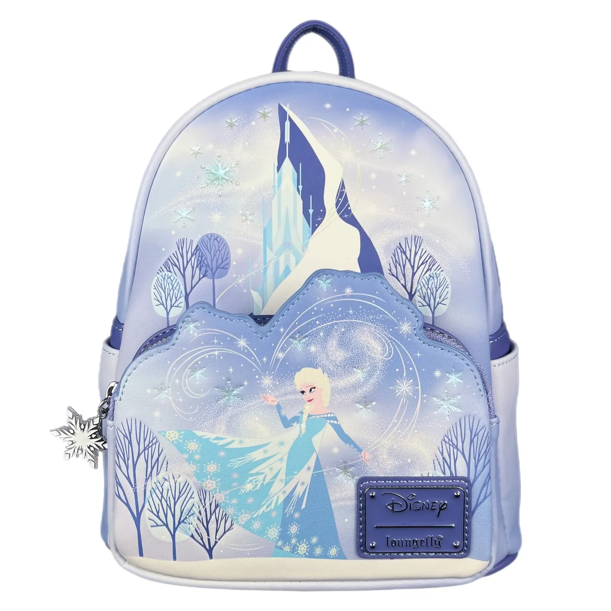 ID9 - Disney Loungefly Mini Sac A Dos Frozen Elsa Castle And Olaf Exclu