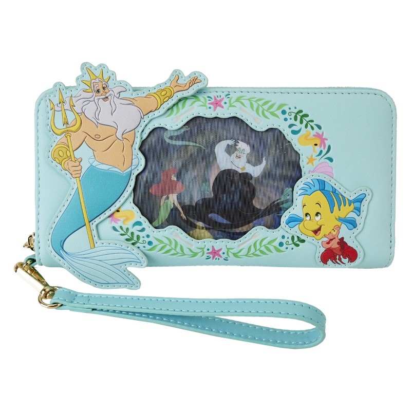 ID9 - Disney Loungefly Pochette Little Mermaid Ariel Princess Lenticular