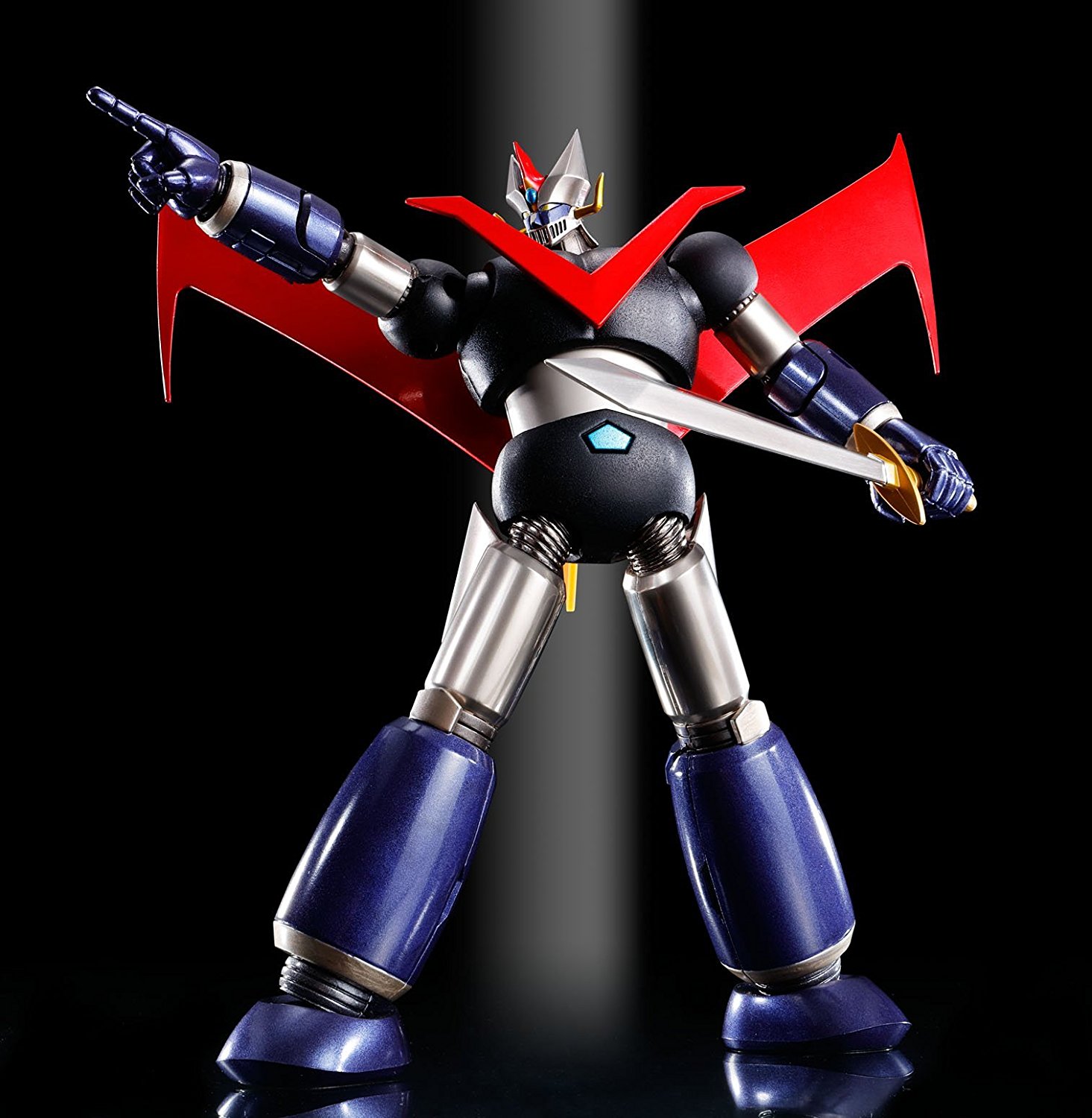 ID9 - Mazinger Super Robot Chogokin Great Mazinger Kurogame Finish 14cm
