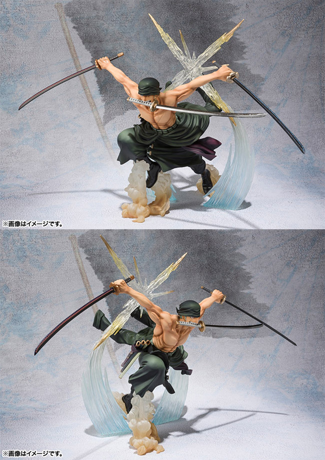 ID9 - One Piece Figuarts Zero Roronoa Zoro battle version Rengoku ...