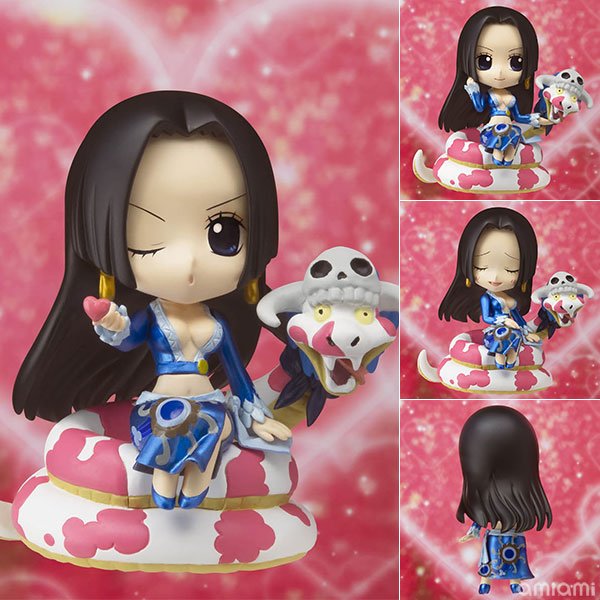 ID9 - One Piece Chibi Arts Collection Boa Hancock with Salome 10cm