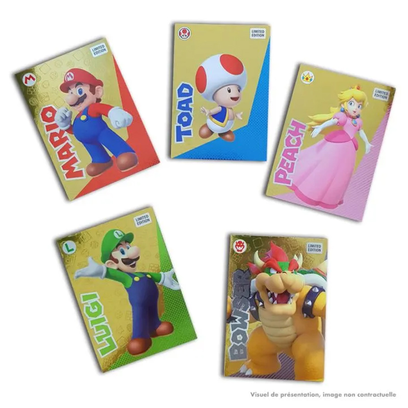 ID9 - Panini Super Mario Stickers Album 4 Pochettes Sticker Exclu