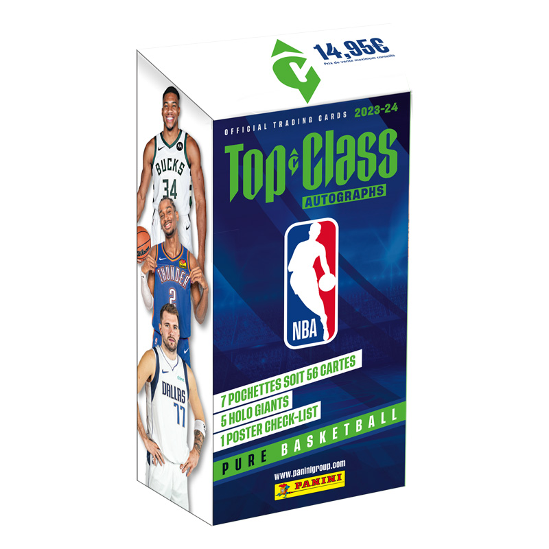 ID9 - Panini Top Class NBA 2024 TC Blaster Box 7 Poch + 5 Hologiants ...