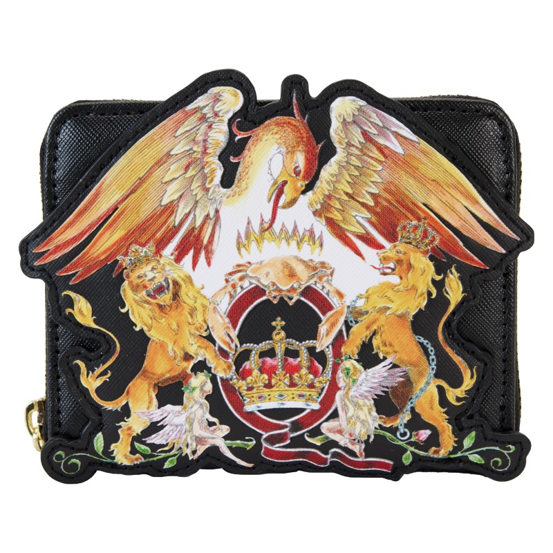 ID9 - Queen Loungefly Portefeuille Logo Crest