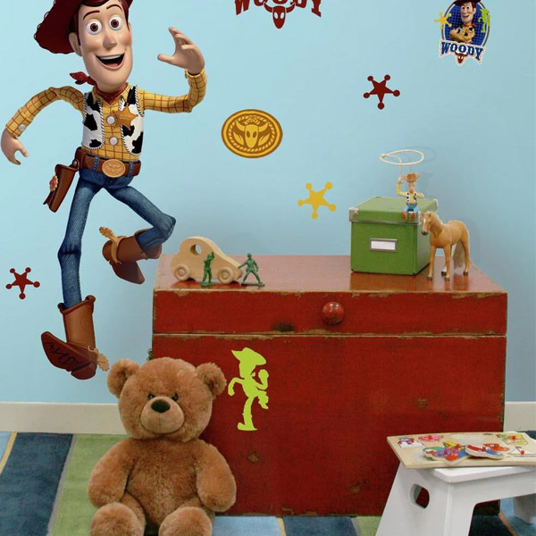 ID9 - Disney Sticker Mural Geant Toy Story Woody 66X117cm