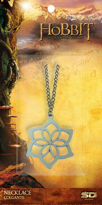 ID9 - The Hobbit Collier Symbol de Galadriel métal