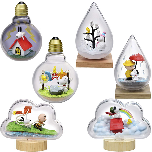 ID9 - Snoopy Weather Terrarium 6pcs