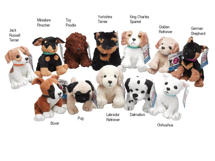 ID9 - Nintendogs peluche sonore 12cm assortiment de 12